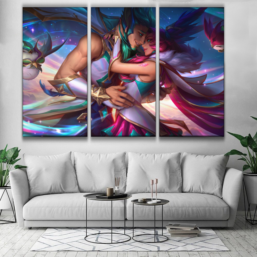 Redeemed Star Guardian Xayah and Rakan Poster – leagueofstore.shop