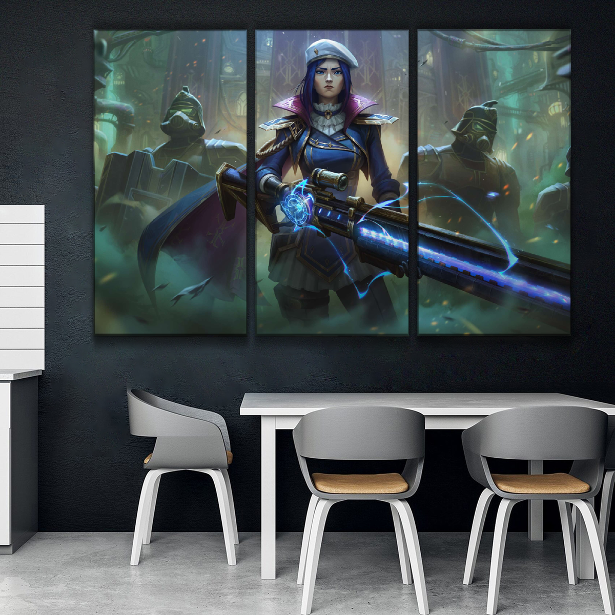 Arcane Commander Caitlyn Poster | League of Store – leagueofstore.shop