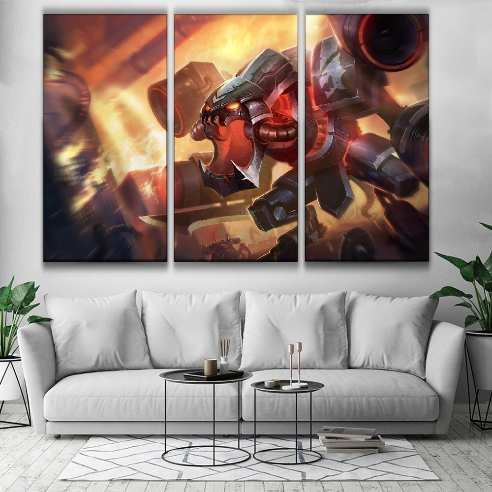 Battlecast Prime Cho'Gath Poster | League of Store – leagueofstore.shop