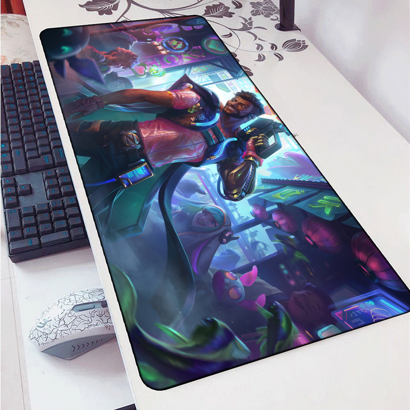 Cyber Pop Akshan Mousepad | League of Store – leagueofstore.shop