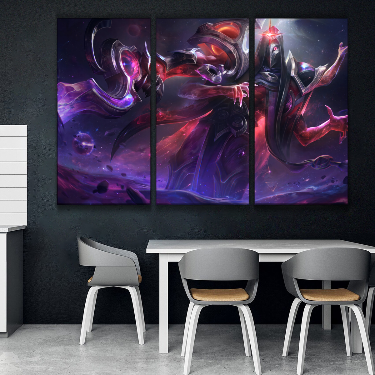 Dark Cosmic Erasure Jhin Poster | League of Store – leagueofstore.shop