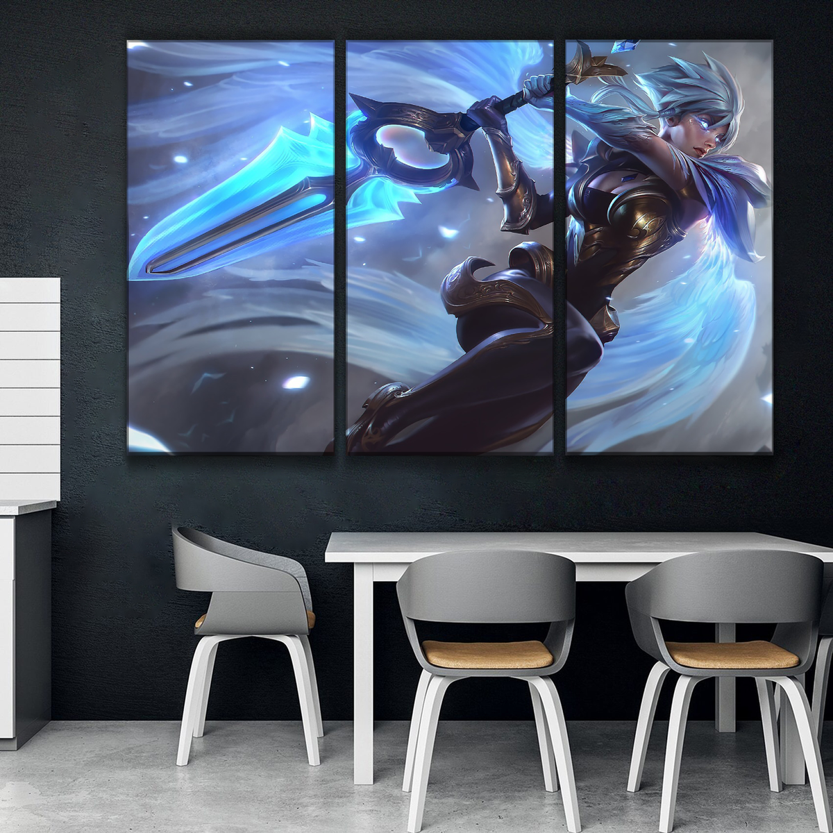 Dawnbringer Riven Poster | League of Store – leagueofstore.shop