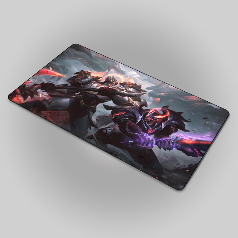 Divine God-King Darius vs Fallen God-King Garen Mousepad | League of ...