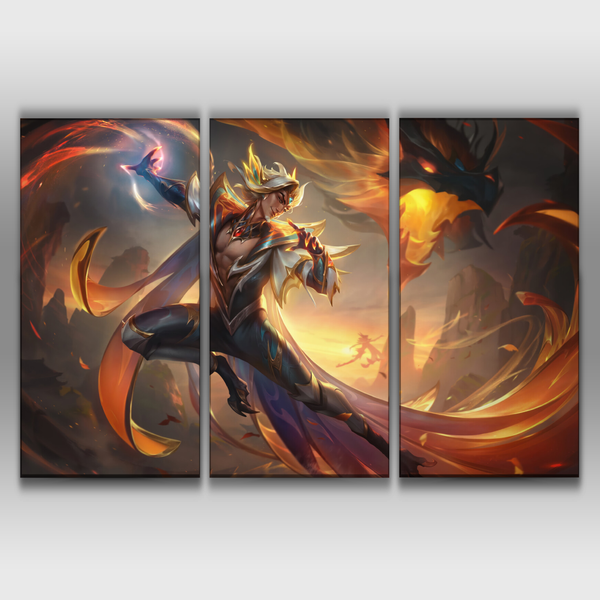 Dragonmancer Rakan Poster | League of Store – leagueofstore.shop