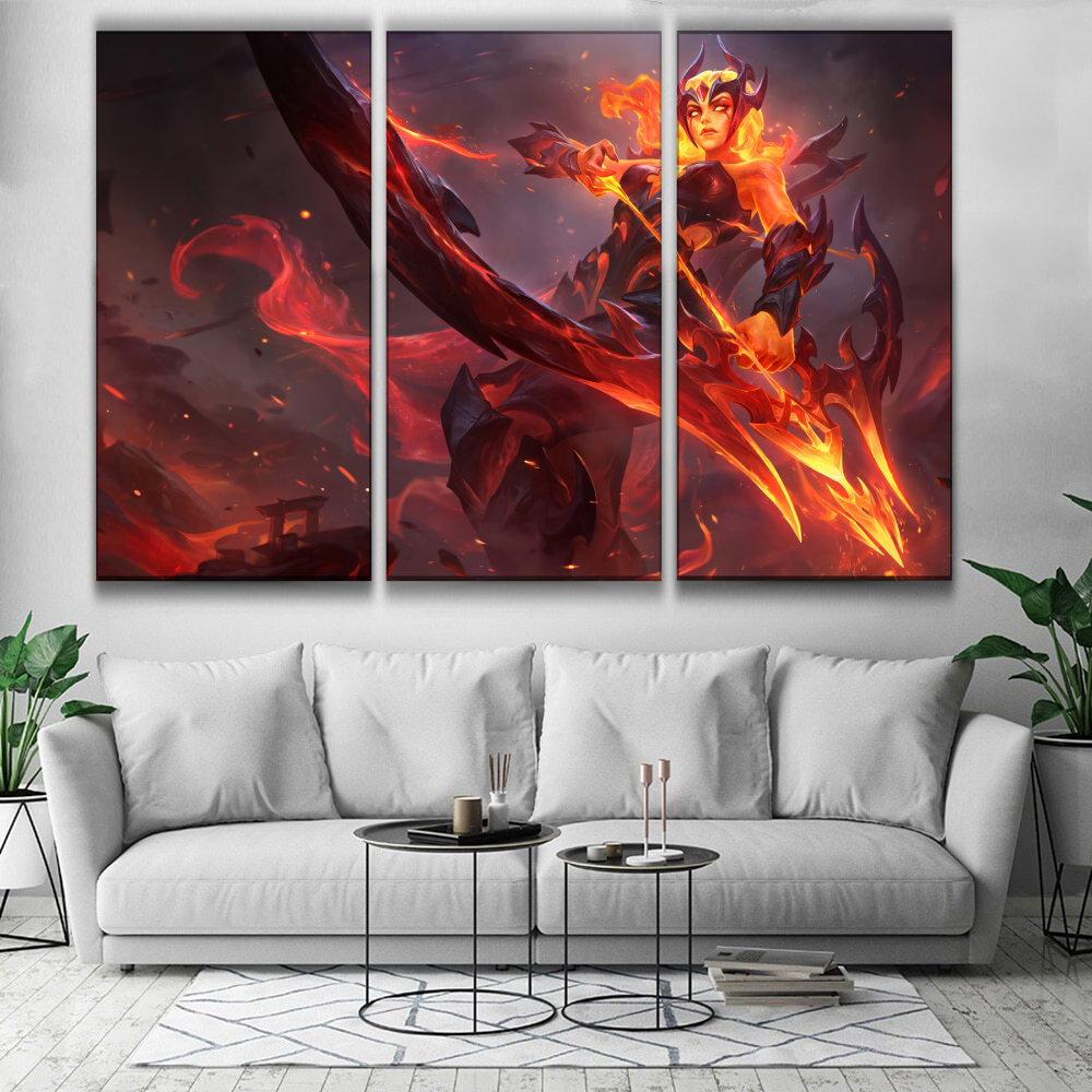 Infernal Ashe Poster | League of Store – leagueofstore.shop