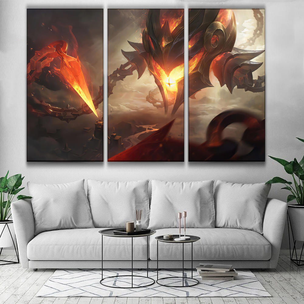 Infernal Vel'Koz Poster | League of Store – leagueofstore.shop