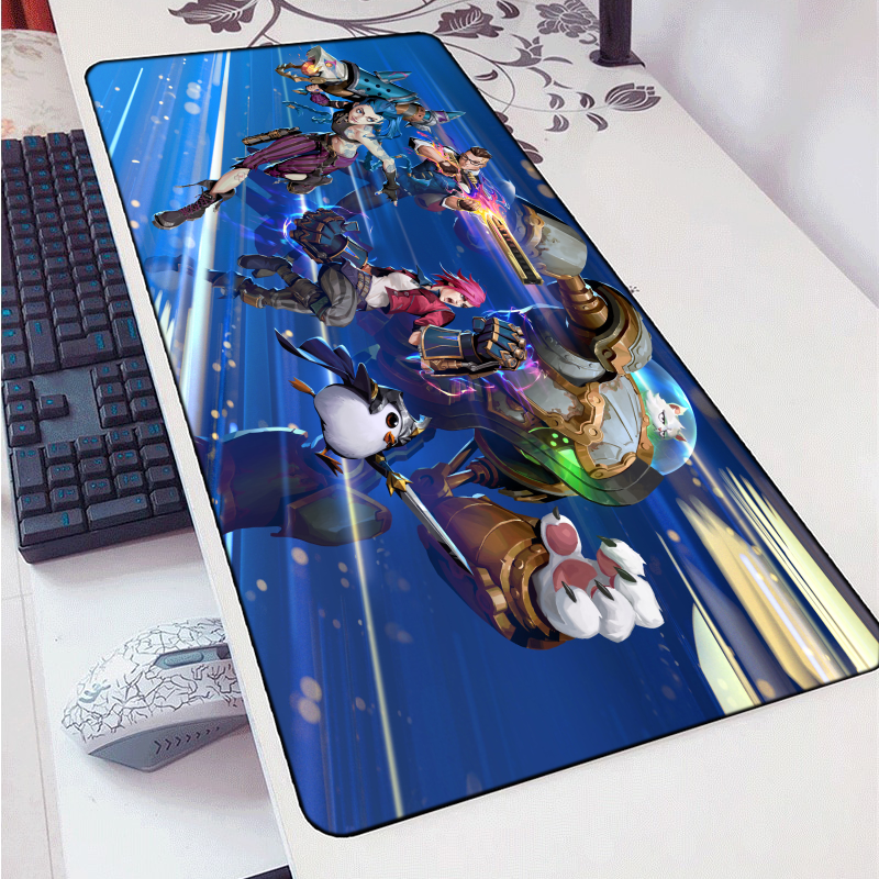 Jinx, Vi, Chamber and Pengu Mousepad | Gaming Mouse Pad | Buy Now ...