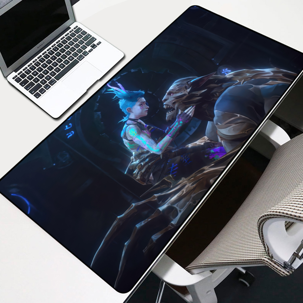 Jinx and Vander Warwick Arcane 2 Mousepad | League of Store ...