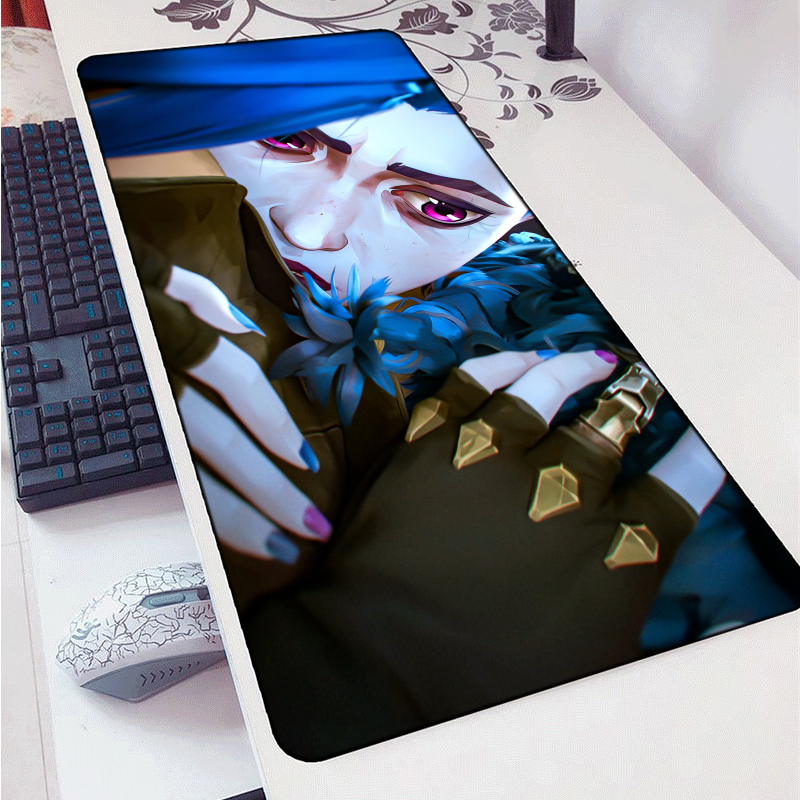 Jinx hugging Isha Arcane 2 Mouse Pad | League of Store – leagueofstore.shop