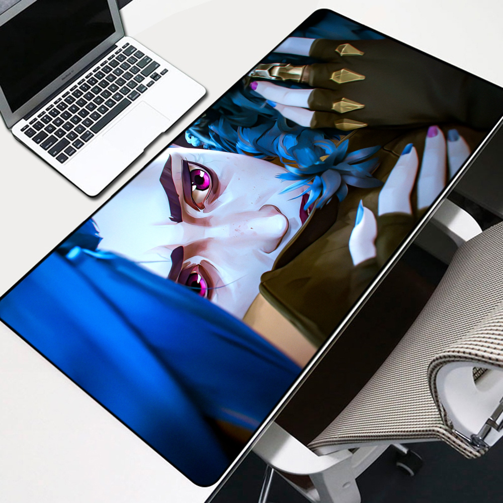 Jinx hugging Isha Arcane 2 Mouse Pad | League of Store – leagueofstore.shop