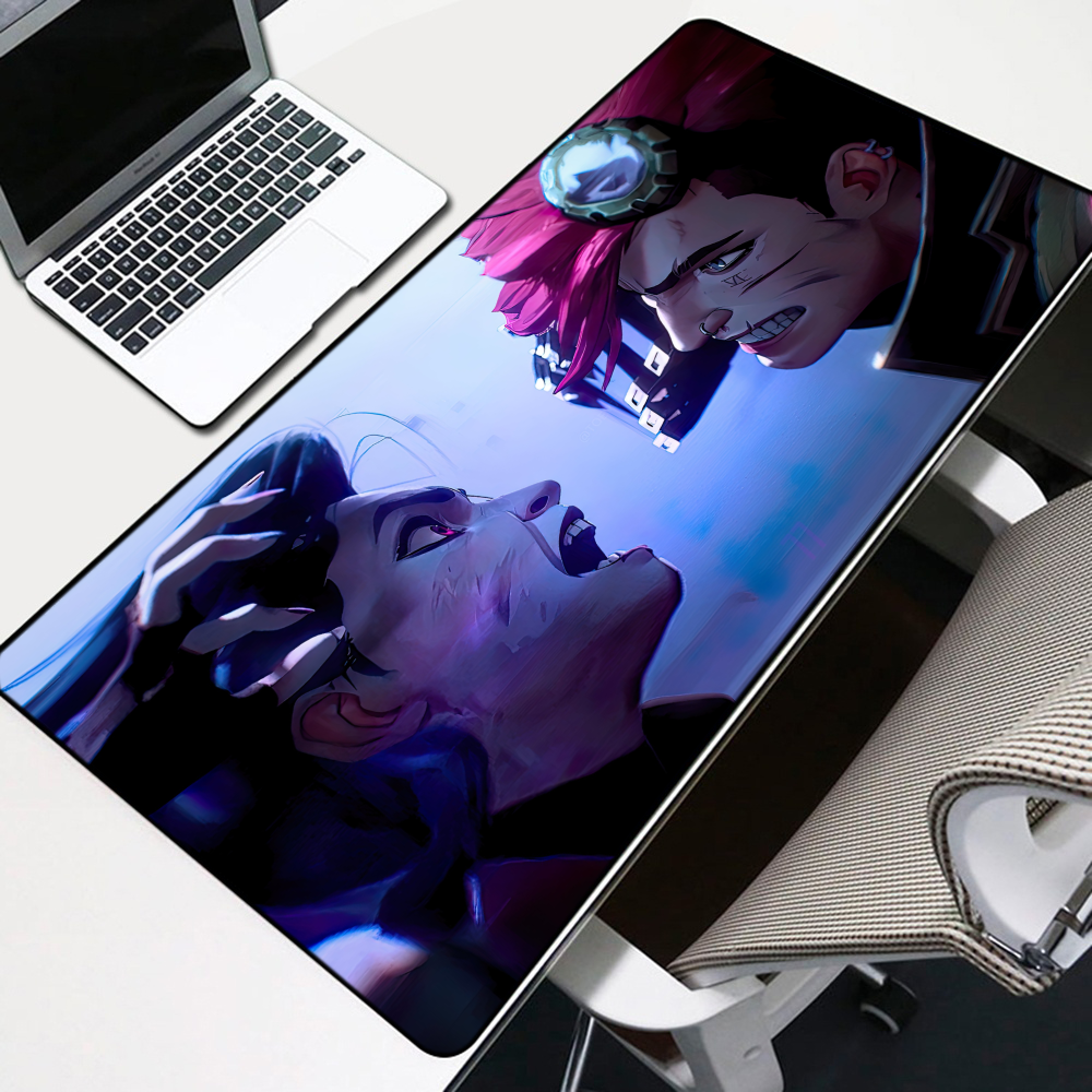 Vi versus Jinx Arcane 2 Mousepad | League of Store – leagueofstore.shop