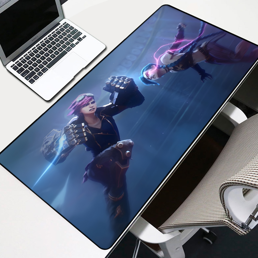 Jinx vs Vi Arcane 2 Mousepad | League of Store – leagueofstore.shop