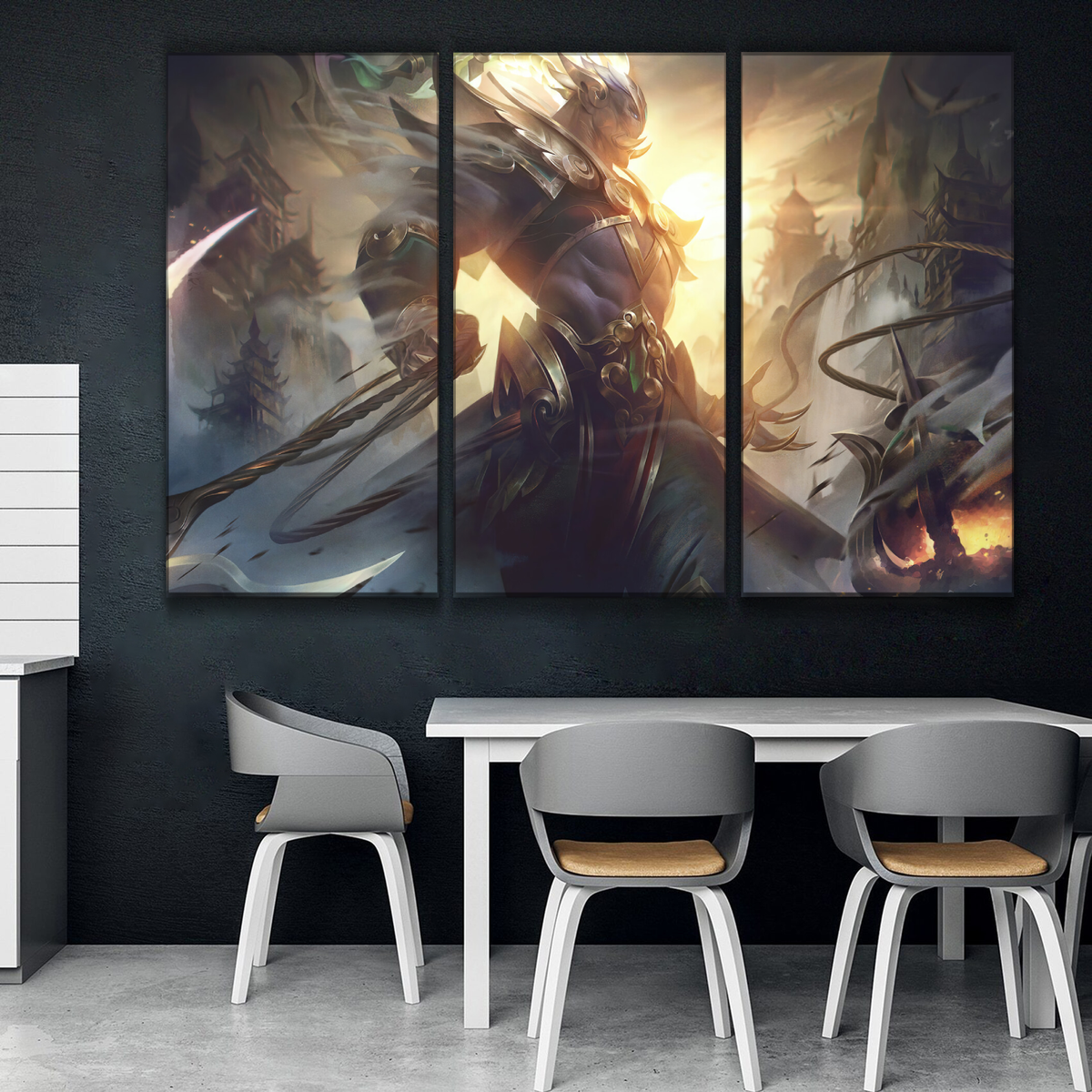 Lunar Emperor Thresh Poster | League of Store – leagueofstore.shop
