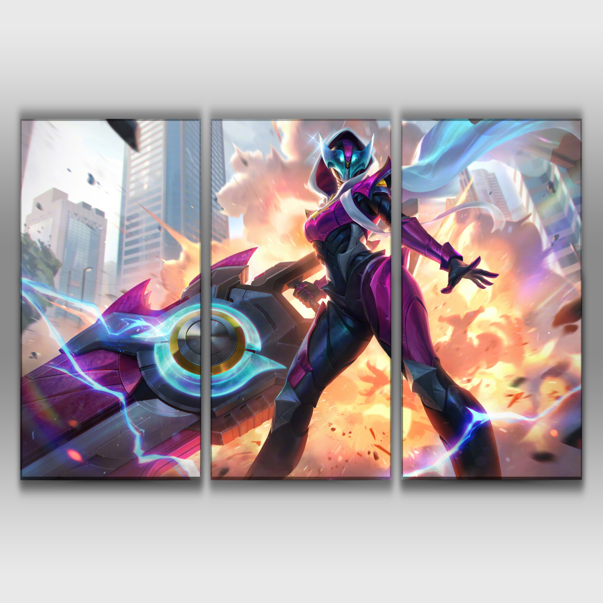 Masked Justice Senna Poster | League of Store – leagueofstore.shop