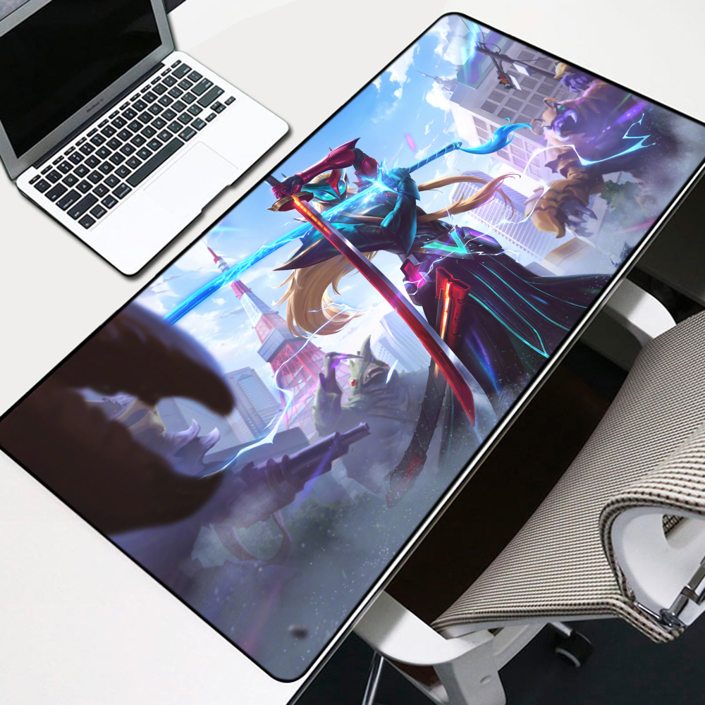 Masked Justice Yone Mousepad | League of Store – leagueofstore.shop