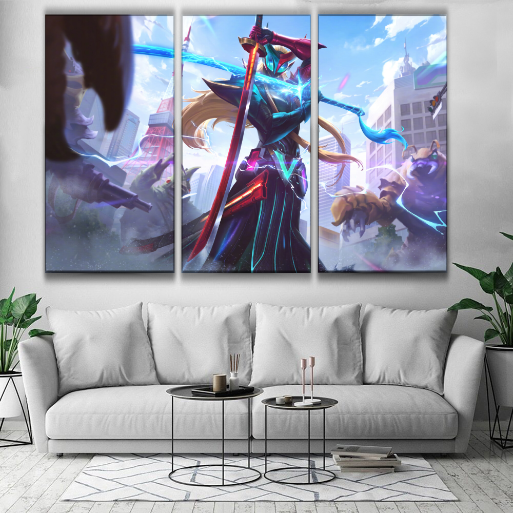 Masked Justice Yone Poster | League of Store – leagueofstore.shop