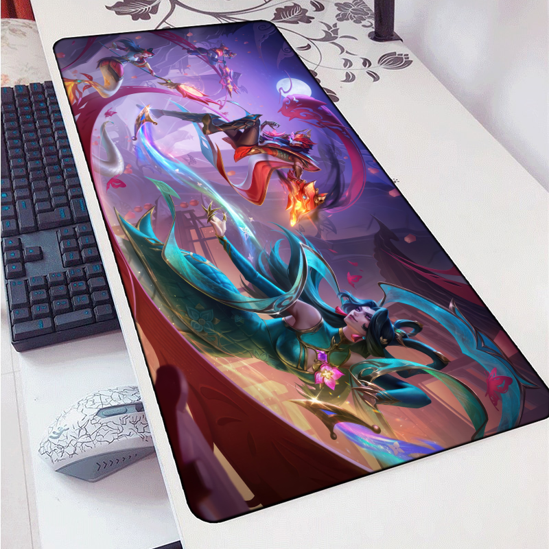 Mythmaker Jhin, Cassiopeia, Nami and Jarvan IV Mousepad | League of ...