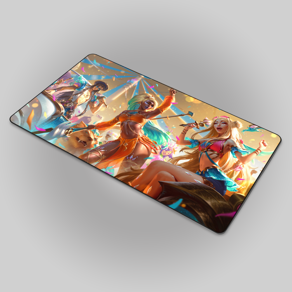 Ocean Song Yone, Nidalee and Seraphine Mousepad | League of Store ...
