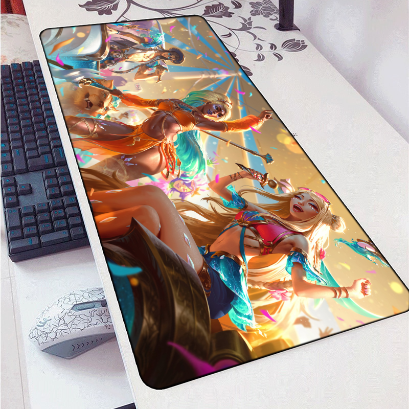 Ocean Song Yone, Nidalee and Seraphine Mousepad | League of Store ...