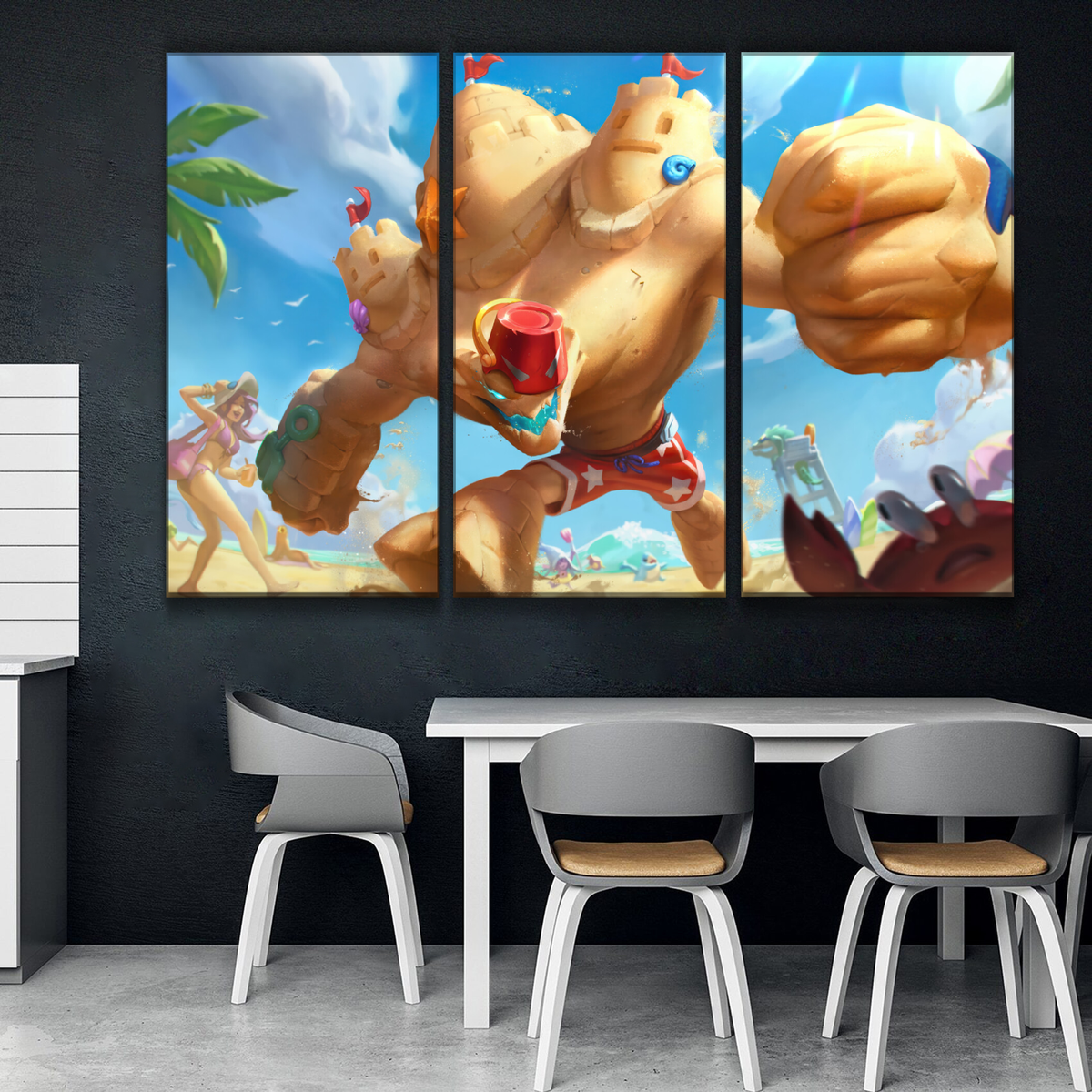 Pool Party Malphite Poster | League of Store – leagueofstore.shop