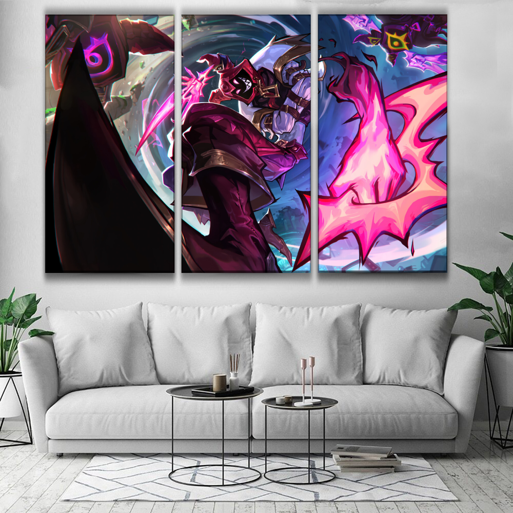 Soul Fighter Shaco Poster | League of Store – leagueofstore.shop
