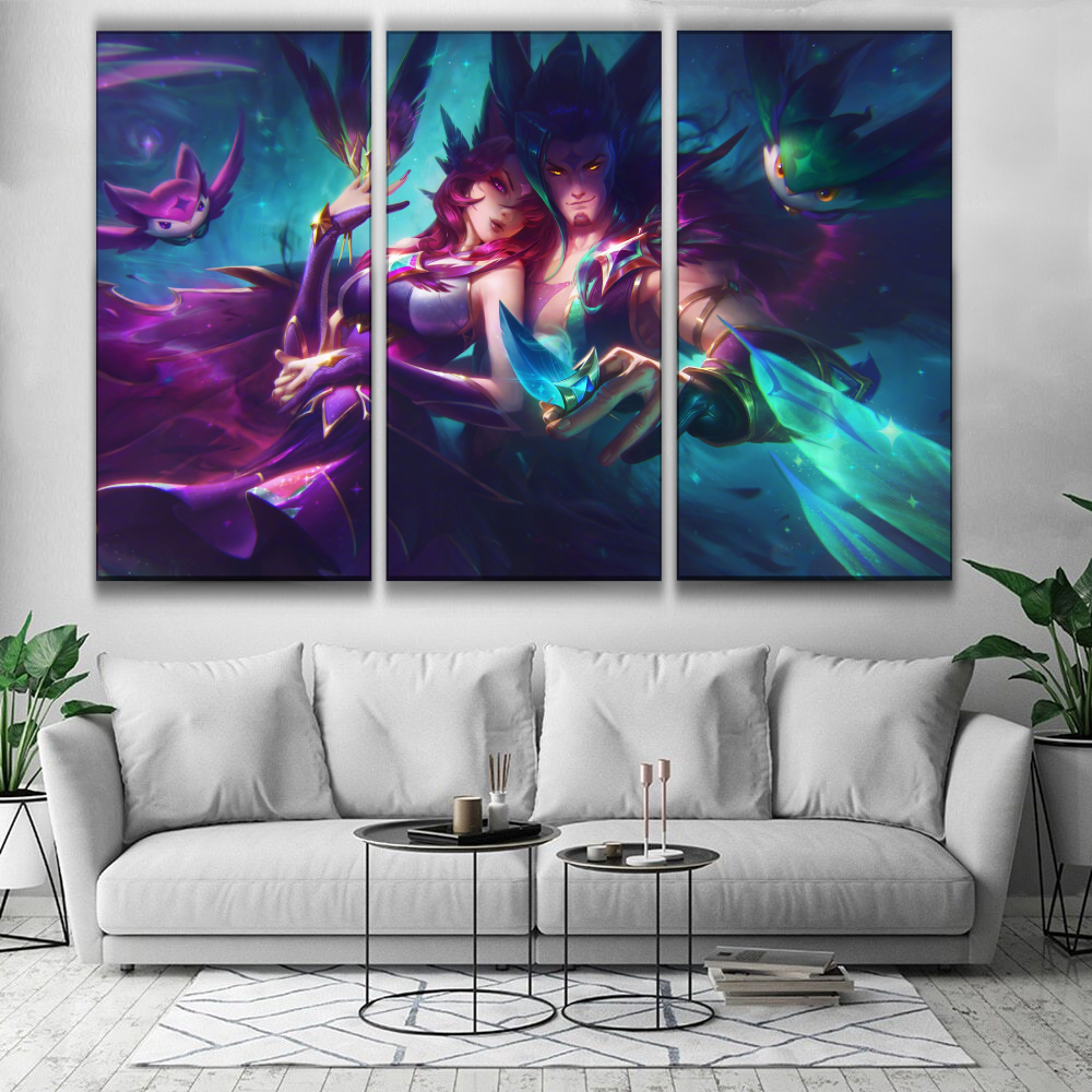 Star Guardian Xayah and Rakan Poster | League of Store – leagueofstore.shop