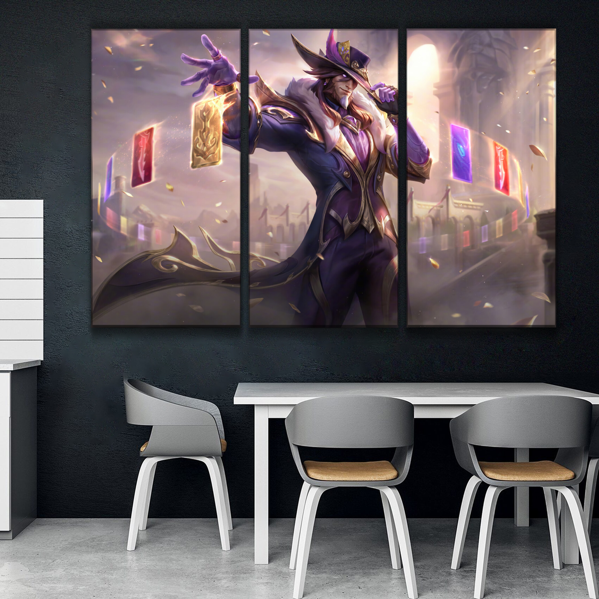 Victorious Twisted Fate Poster | League of Store – leagueofstore.shop
