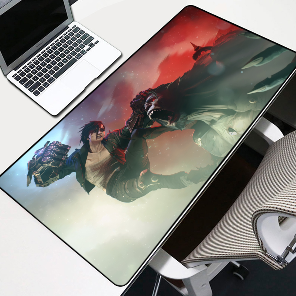 Vi vs Vander Warwick Arcane 2 Mousepad | League of Store ...