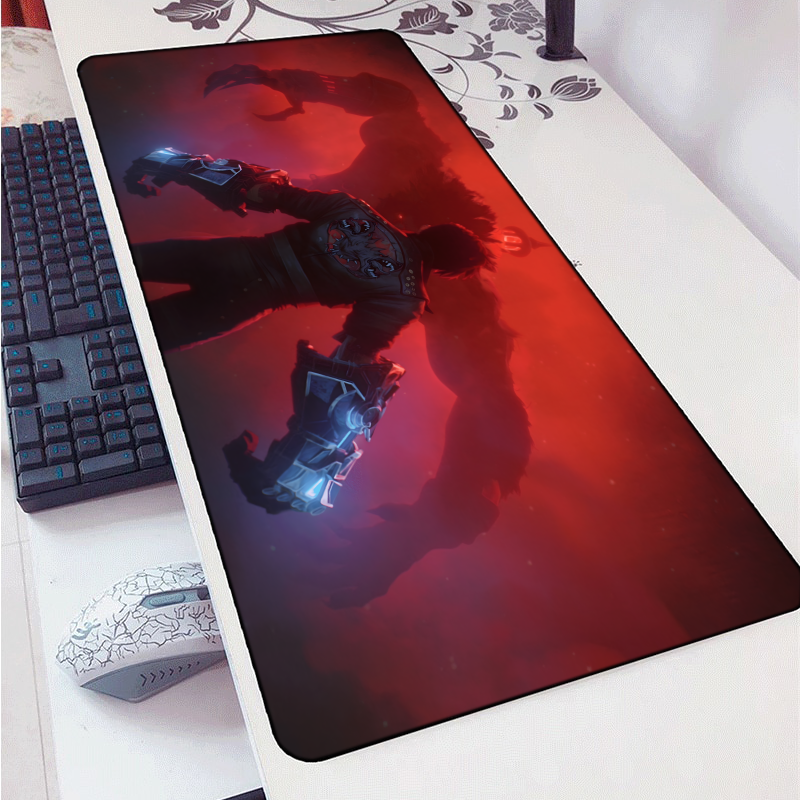 Vi vs Warwick Arcane 2 Mousepad | League of Store – leagueofstore.shop