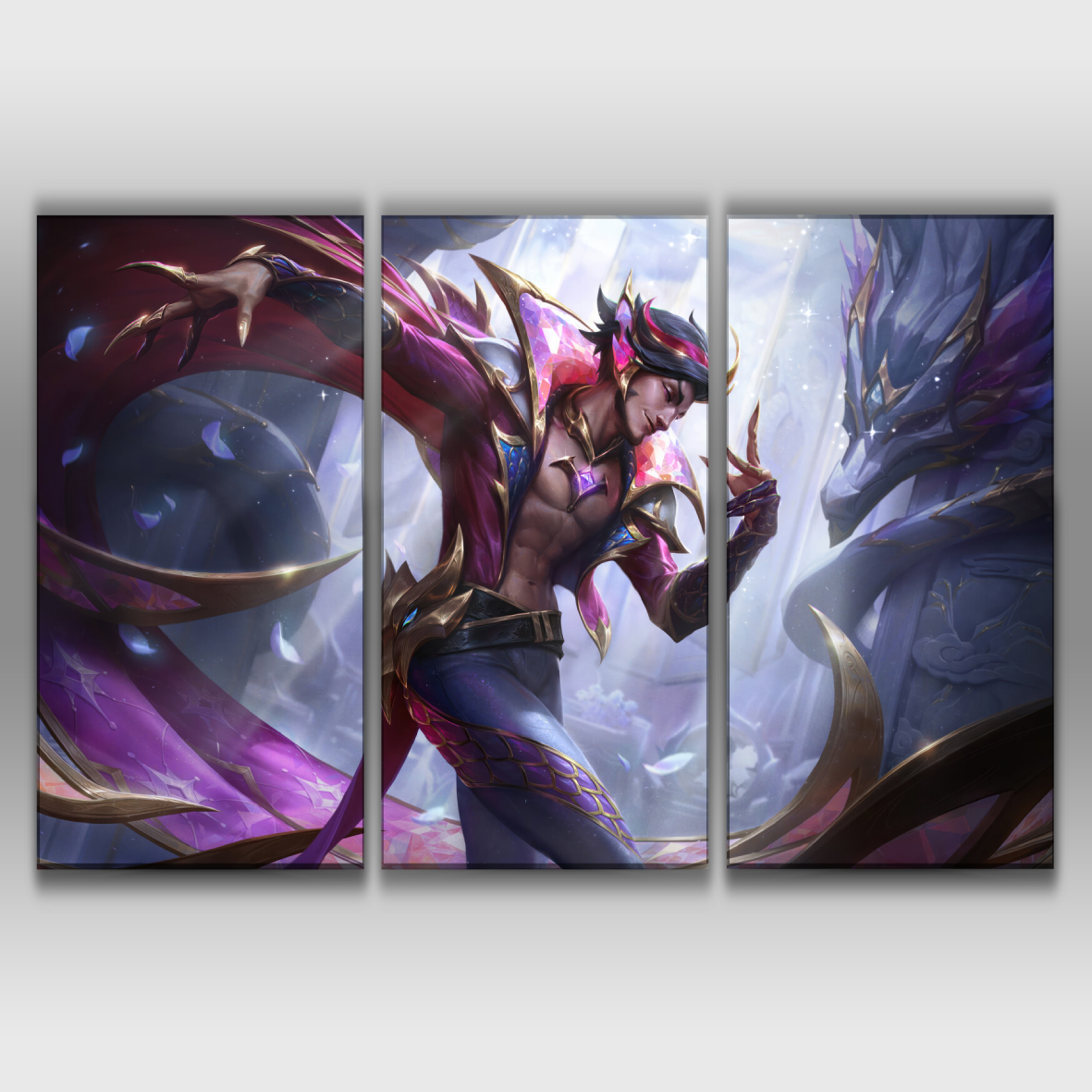 Prestige Dragonmancer Rakan Poster | League of Store – leagueofstore.shop