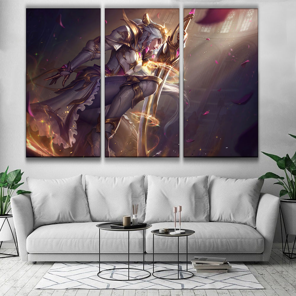 Battle Queen Diana Prestige Edition - 3 Panels Wall Poster ...