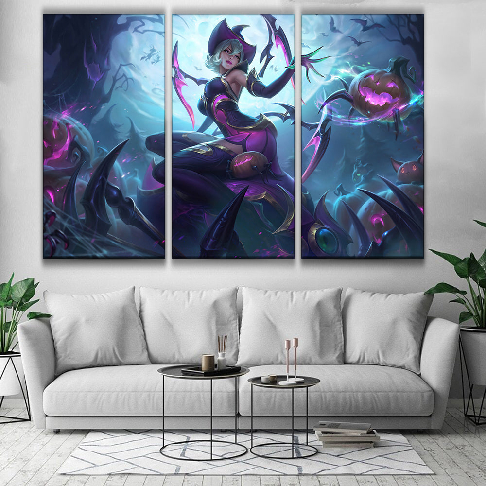 Bewitching Elise - 3 Panels Wall Poster – leagueofstore.shop