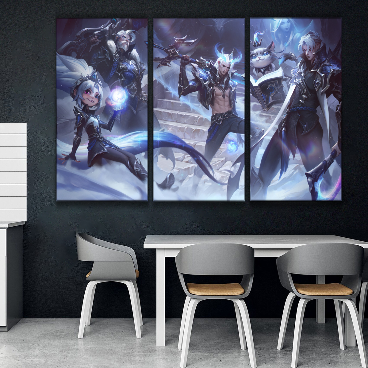 EDG Graves, EDG Viego, EDG Zoe, EDG Aphelios & EDG Yuumi - 3 Panels ...