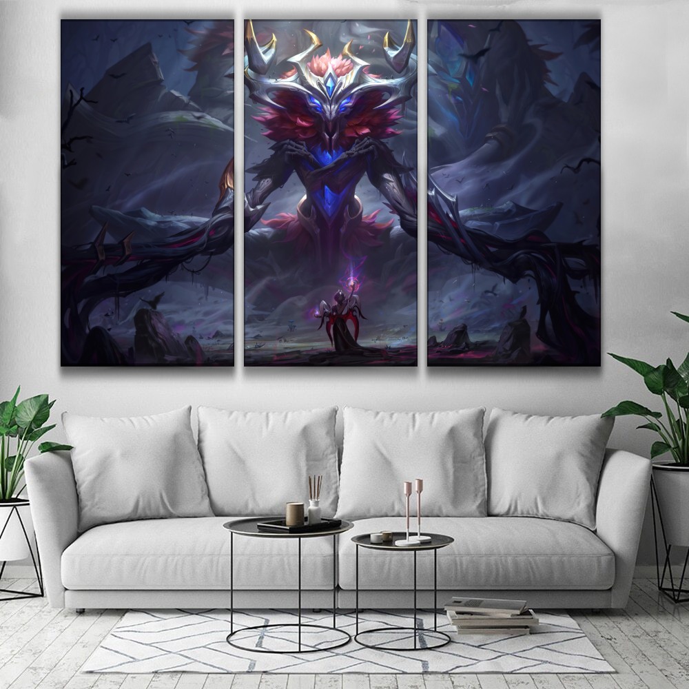 Old God Ivern- 3 Panels Wall Poster – leagueofstore.shop