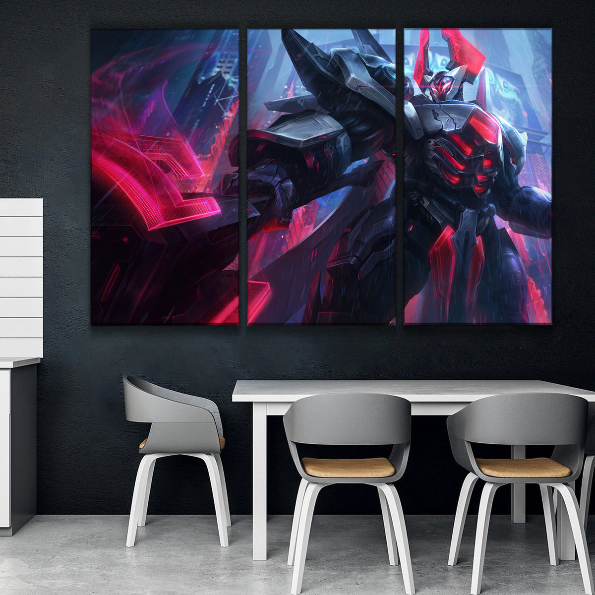 PROJECT: Mordekaiser - 3 Panels Wall Poster – leagueofstore.shop