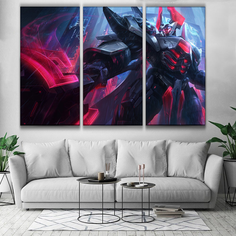 PROJECT: Mordekaiser - 3 Panels Wall Poster – leagueofstore.shop