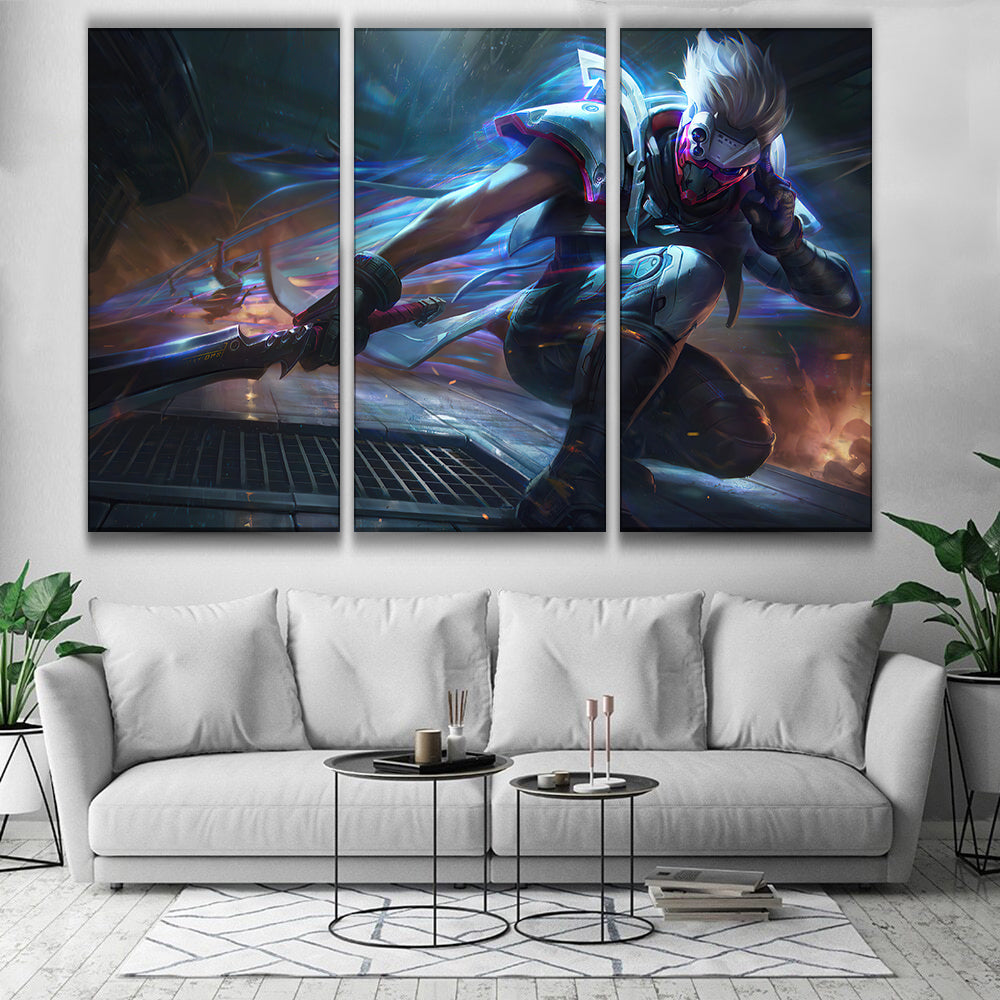 PsyOps Master Yi - 3 Panels Wall Poster – leagueofstore.shop